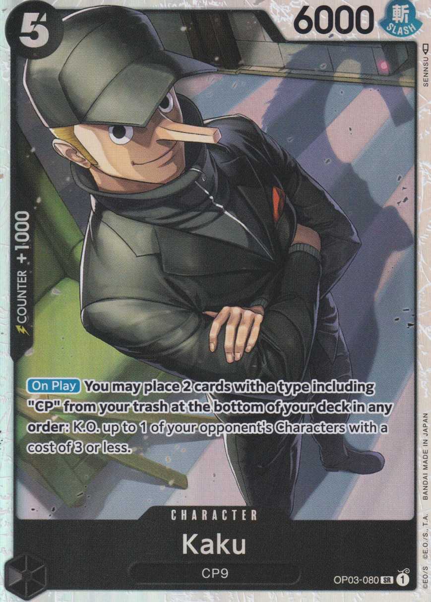Kaku Super Rare OP03-080 Pillars of Strength OP-03 One Piece Karte kaufen