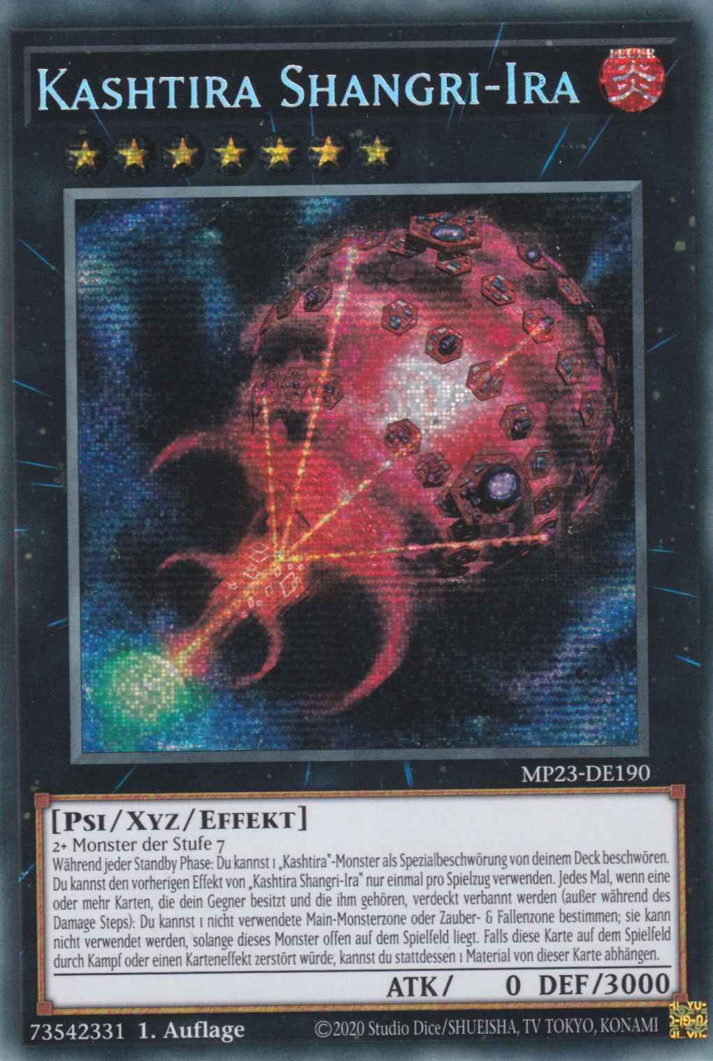 Kashtira Shangri-Ira MP23-DE190 Yugioh Karte