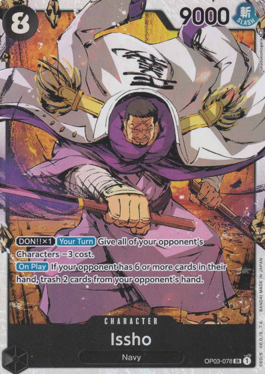 Issho Super Rare OP03-078 Pillars of Strength OP-03 One Piece Karte kaufen