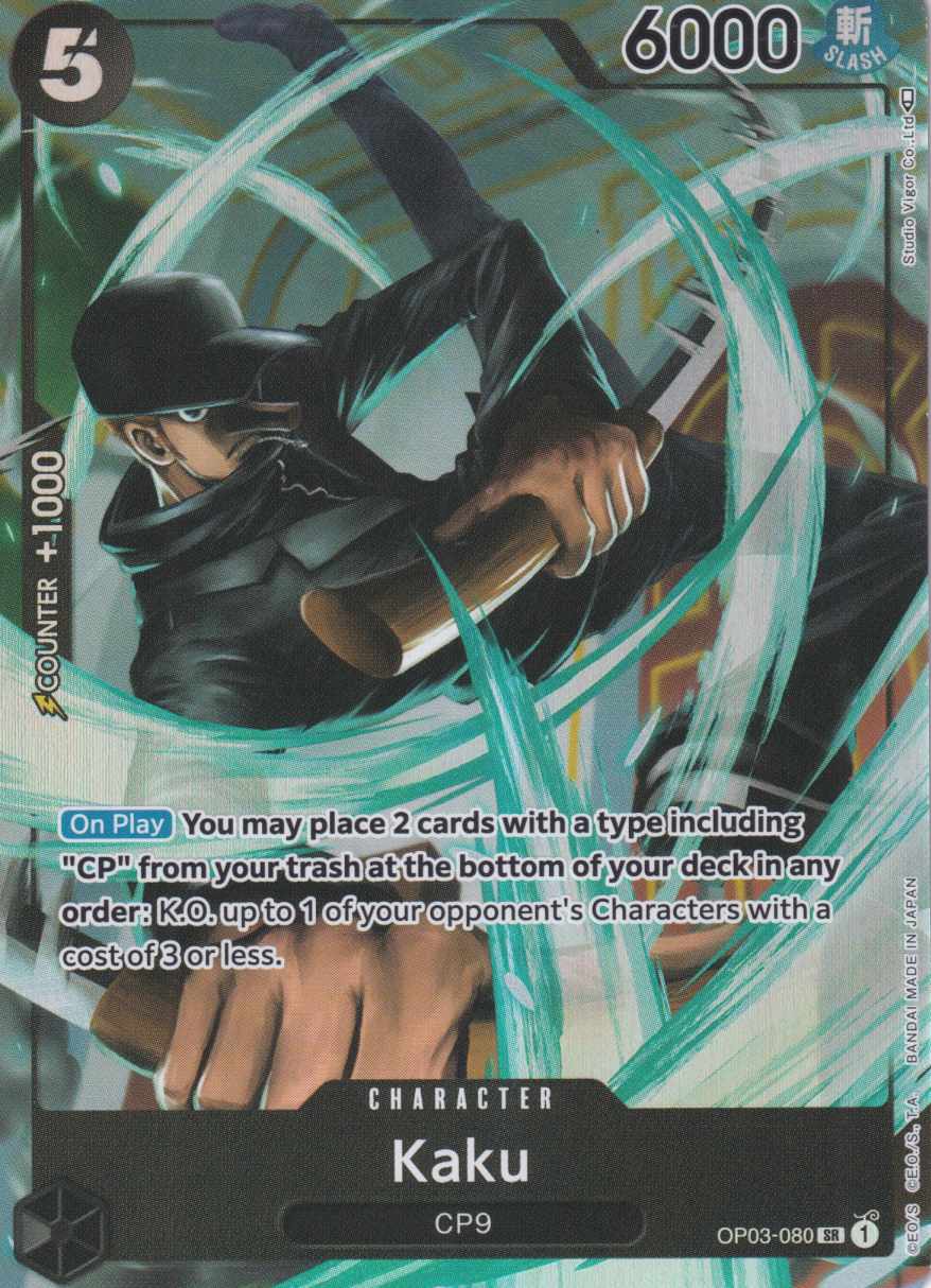 Kaku (Parallel) Super Rare OP03-080 Pillars of Strength OP-03 One Piece Karte kaufen