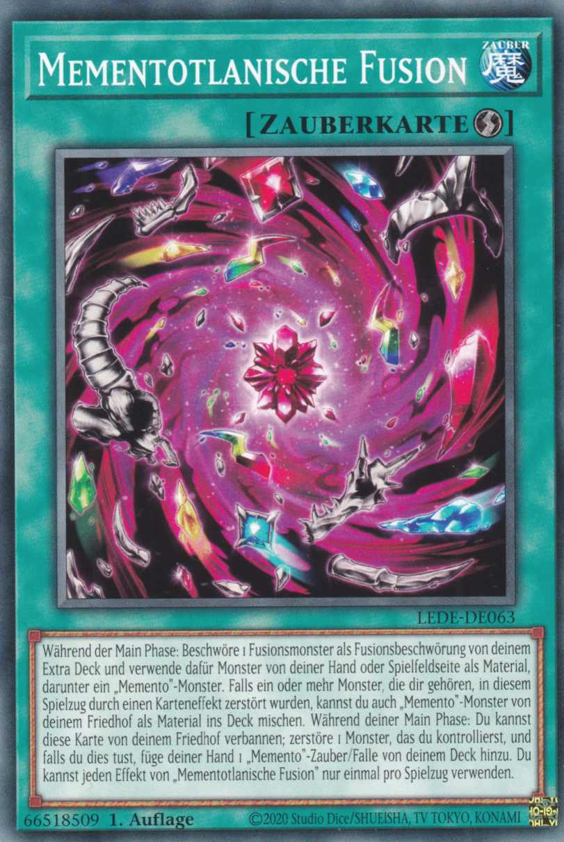Mementotlanische Fusion Common Yugioh Karte