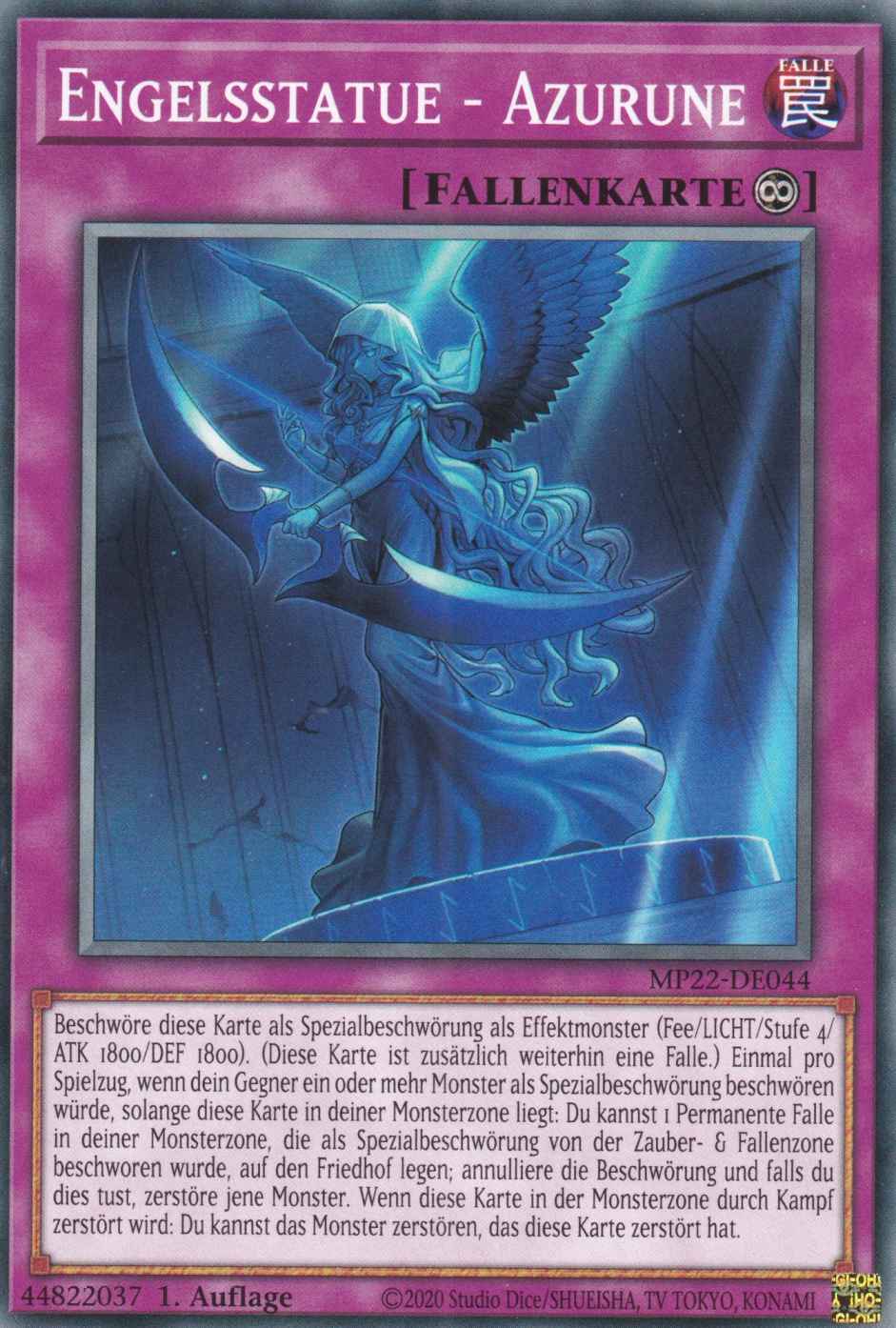 Engelsstatue - Azurune MP22-DE044 Yugioh Karte